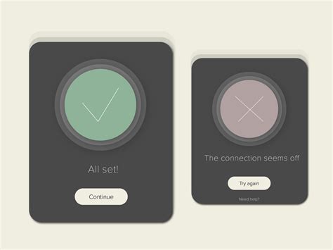 Daily Ui Successerror Messages By Veronika Livnat On Dribbble