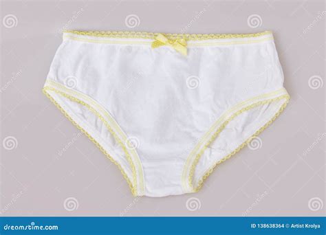 Asian Girl In White Cotton Panty