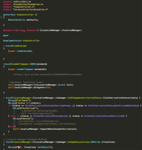 Ios Core Location Not Working In Xcode 73 Stack Overflow