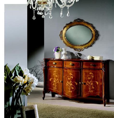 Jvmoebel Kommode Design Möbel Stil Barock Kommode Schrank Braun Luxus