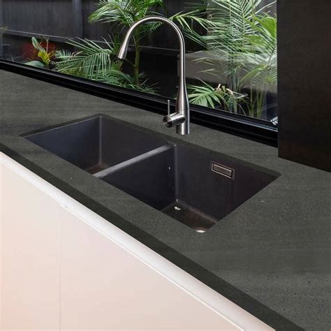 Basalt Black Porcelain Uk Low Maintenance Worktop Work