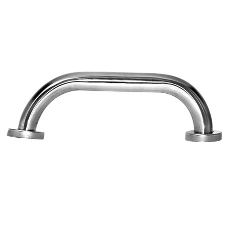 Barra Apoio Para Banheiro Reta Em Alumínio 70cm Com Canopla 113026