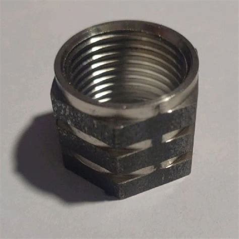 304 Stainless Steel Threaded Hex Insert For Plumbing Diameter 16 Mm