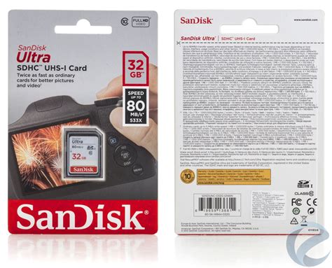 Обзор карты памяти SanDisk SDHC Ultra объемом 32 гигабайта — i2HARD