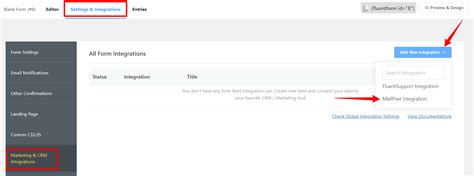 Mailpoet Integration With Fluent Forms Wp Manage Ninja
