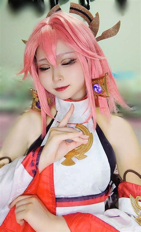 八重神子 コスプレ Genshin Impact Hoyolab