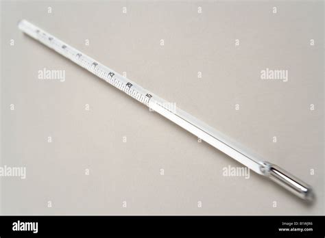 Mercury In Glass Thermometer Diagram