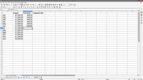 How To Calculate Average With Open Office Calc