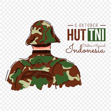Hut Tni Tentara Nasional Indonesia Dengan Tentara Berseragam Militer