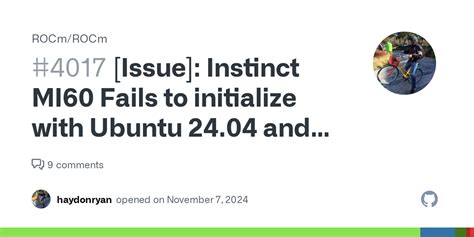 Issue Instinct Mi60 Fails To Initialize With Ubuntu 2404 And 2204 Guest Vms Under Esxi 8