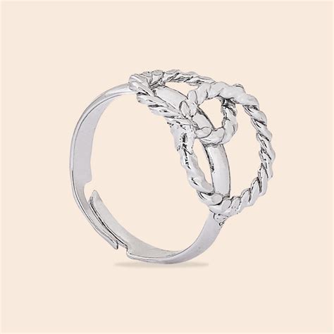 Buy Stylish Silver And Gold Plated Rings For Women Tfc Page 3
