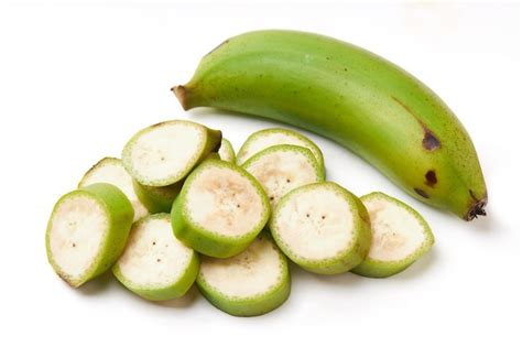 Premium Photo Group Of Unripe Bananas Green Isolated On White