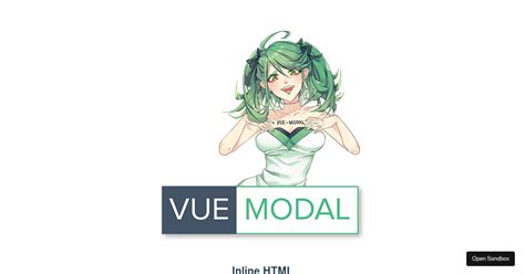 Vue Modal Example Codesandbox