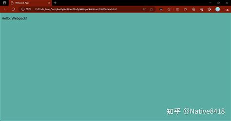 一小时实践入门 Webpack 前端资源打包工具一 知乎