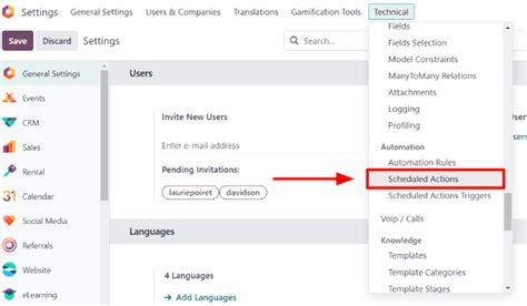 scheduled actions — odoo 17 0 documentation