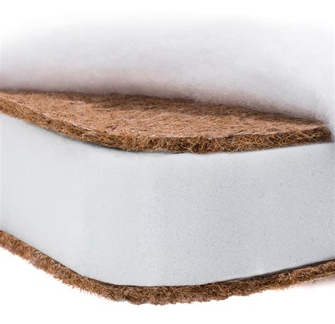 Матрас Babyroom Oval OKPK-80 11 см кокос, поролон, кокос 625558 Белый ...