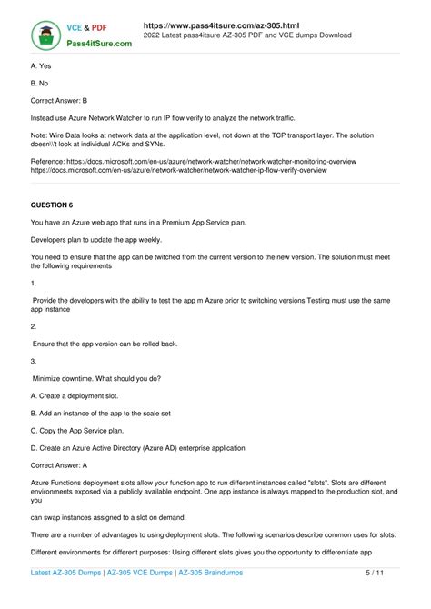 PPT Free Microsoft AZ 305 Exam Practice Questions PowerPoint