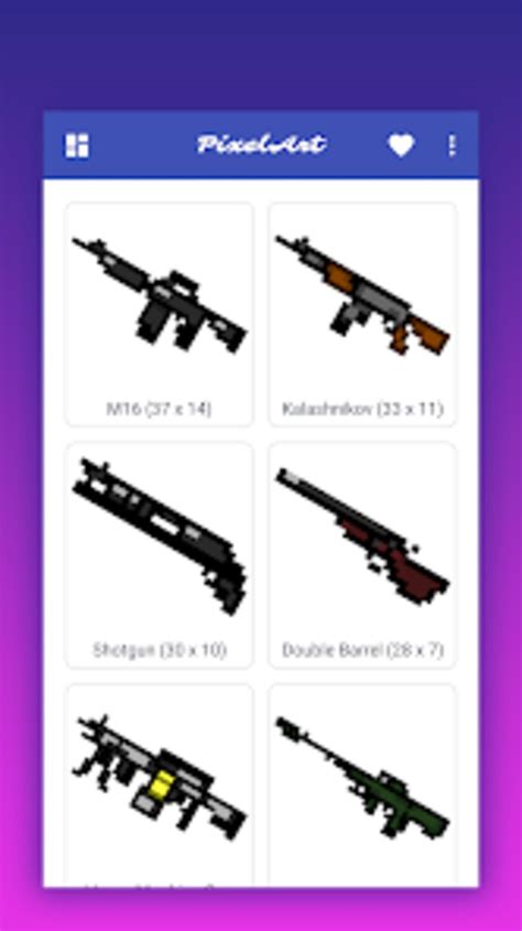 Android 용 How To Draw Pixel Game Weapons 다운로드