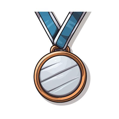Medalla De Plata Vector Premium Generado Con Ia