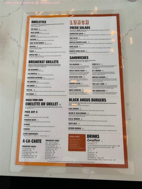 Online Menu Of Canopy Road Cafe Restaurant Tampa Florida 33611 Zmenu