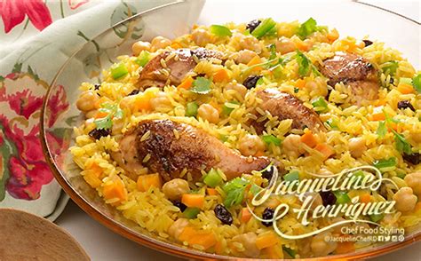 ARROZ CON POLLO Y GARBANZOS AL CURRY Jaqueline Henriquez Jaqueline