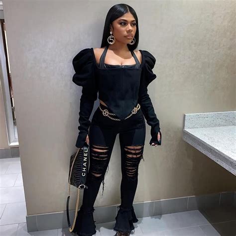 Backless Corset Stacked Long Sleeve Square Collar Blouse Black S
