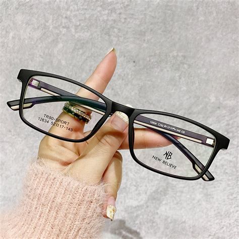 New Tr90 Ultra Light Spectacle Frame Korean Retro Business Glasses
