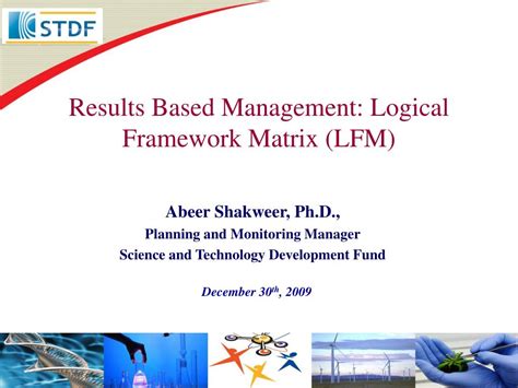 PPT Results Based Management Logical Framework Matrix LFM