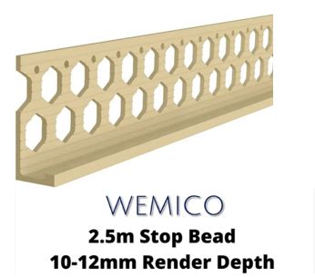 Wemico R10 Pvc Stop Bead Bead 25m 10mm Ivory Pinks Insulation