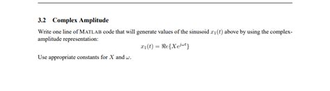 Solved A Generate A Time Vector Tt To Cover A Range Of T Chegg
