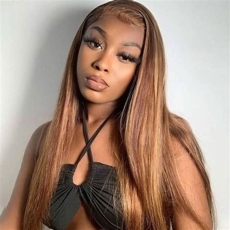 Airy Cap Highlight P4 27 Straight Hair Pre Cut 5x9 5x6 HD Lace