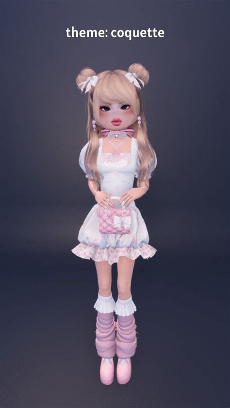 Dress To Impress Coquette Outfit In 2024 Dress To Impress Girly
