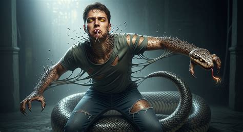Man Is Transforming Into A Mighty Snake By Nlaumeyer On Deviantart