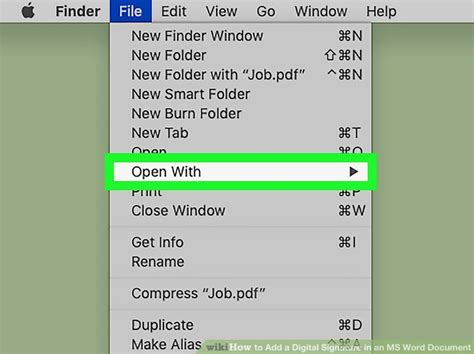 Ways To Add A Digital Signature In An MS Word Document WikiHow