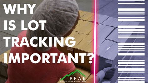 Why Is Lot Tracking Important Peak Fulfillment In Colorado