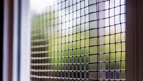 Mosquito Net Wire Screen On House Window Protection Against Insect