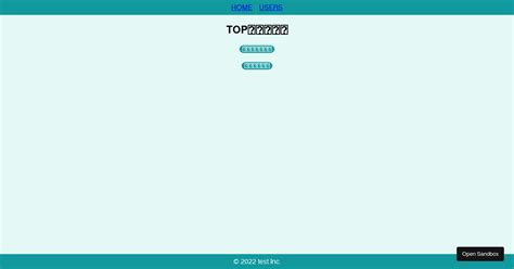 React Codesandbox React Codesandbox
