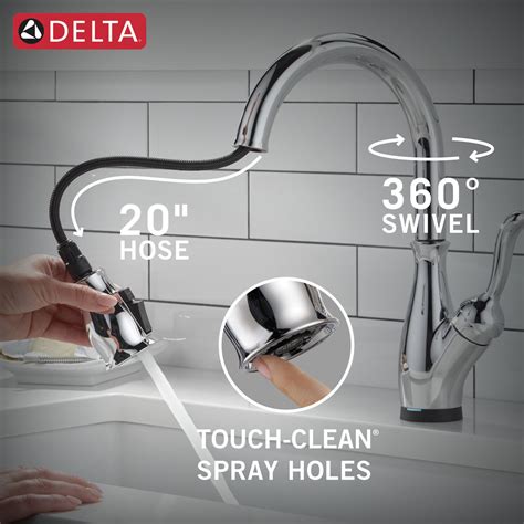 Touch2o® Kitchen Faucet With Touchless Technology In Chrome 9178tl Dst