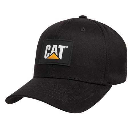 Cat Patch Cap Black The Workwear Store