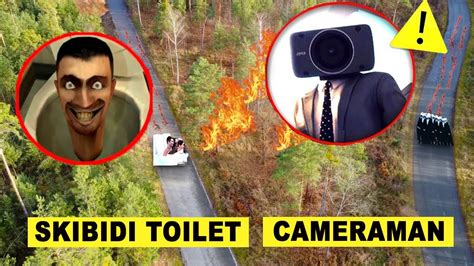 Drohne überwacht Skibidi Toilet Und Cameraman In Real Life Um 3 Uhr