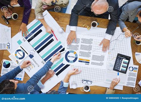 Business People Meeting Corporate Analysis Research Concept Stock Image