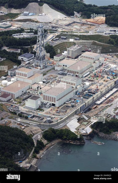An Aerial Photo Shows Onagawa Nuclear Power Plant Where The