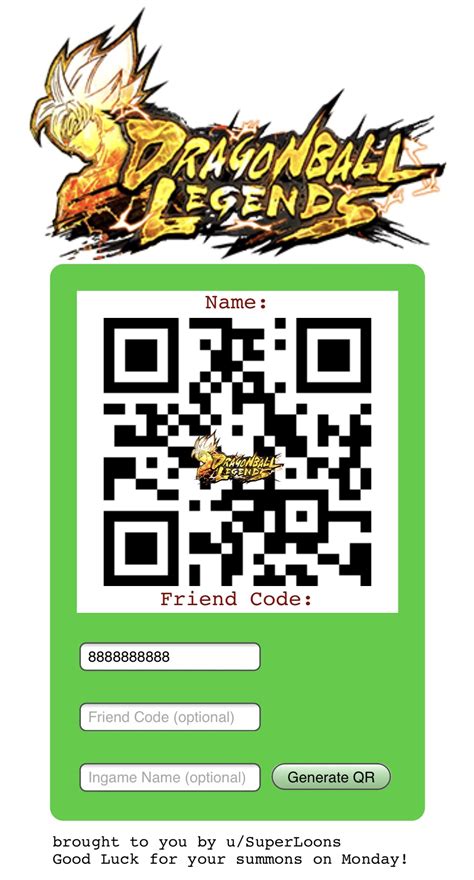 Qr Code De Db Legends