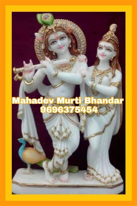 White Radha Krishna Marble Statue Temple At Rs 28000 In Varanasi Id