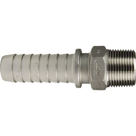 Suction And Discharge Hose Couplings Boss Male Stem Hose X Mnpt Male