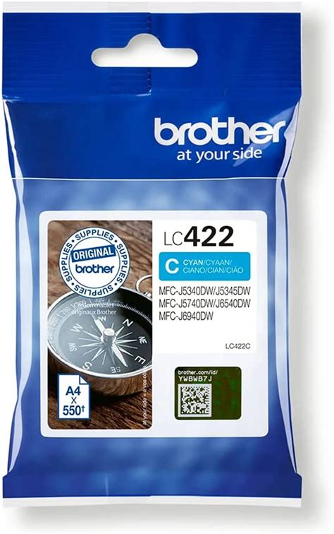 Brother Inktpatroon LC 422 Cyaan Bestel Nu Morgen In Huis