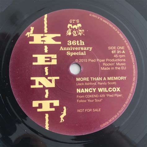 Nancy Wilcox More Than A Memory Rare Soul 45s
