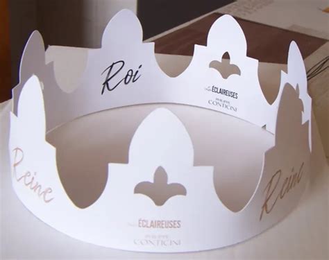 COURONNE ROI ET REINE 2024 de fève galette des rois PHILIPPE CONTICINI