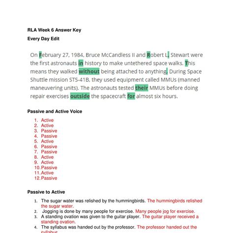 RLA Week 6 Answer Key Pdf DocDroid