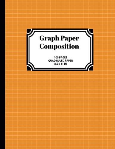 Graph Paper Composition Notebook Quad Ruled Grid Paper Notebook Sheets Large X